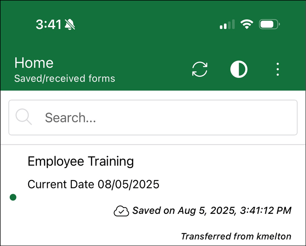 Using Form Descriptions on Linked Forms