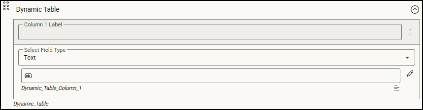 Adding a Dynamic Table to a Dynamic Table (Sub-table in a Sub-table)