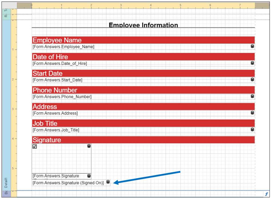 Printing a Signature's Date and Time Information