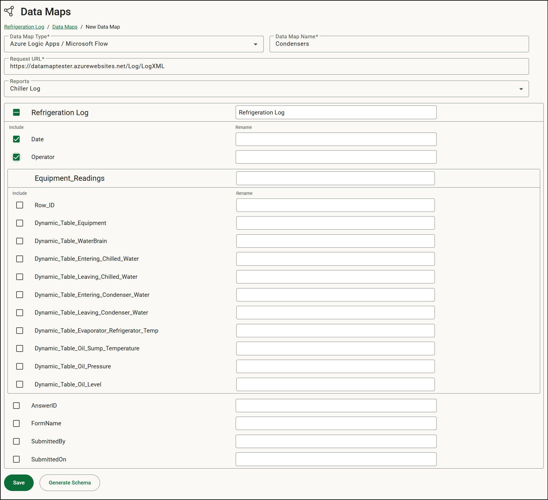 Creating a Data Map for Microsoft Azure Logic Apps and Microsoft Flow