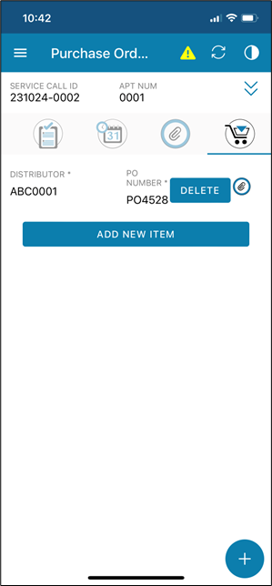 Using the Purchase Orders Workspace